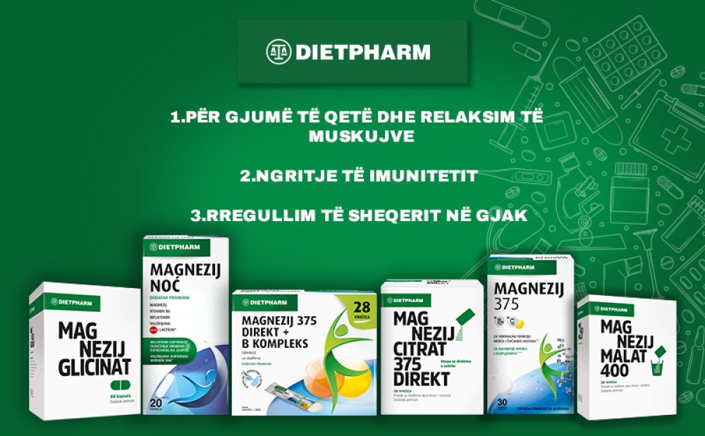 Magnezët nga Dietpharm – sepse trupi njeh më të mirën! - NACIONALE